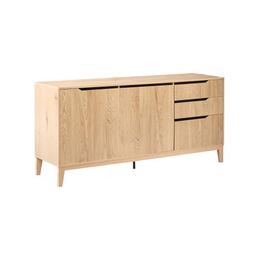 Beliani Sideboard MONCTON in Braun - (W) 160 x (H) 75 x (L) 45 cm | Gr.: onesize