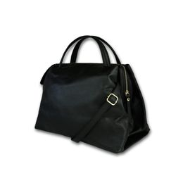 Leder Umhängetasche Toscanto Tasche schwarz ca. 35cm | Gr.: onesize