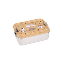 Lässig Lässig Brotdose Kinder - Edelstahl Lunchbox, Bamboo Happy Prints | Gr.: onesize