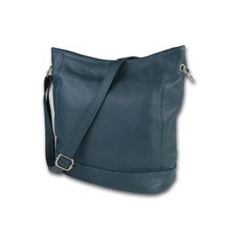 Leder Schultertasche, Shopper Toscanto Tasche türkis ca. 37cm | Gr.: onesize