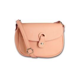 Leder Schultertasche, Umhängetasche Toscanto Tasche rosa ca. 21cm | Gr.: onesize