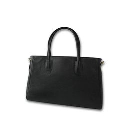 Leder Schultertasche Toscanto Tasche schwarz ca. 35cm | Gr.: onesize
