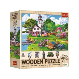 Trefl Spiel - Holz Puzzle 500+1 - Sommer Oase | Gr.: onesize