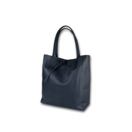 Leder Shopper, Schultertasche Toscanto Tasche blau ca. 30cm | Gr.: onesize