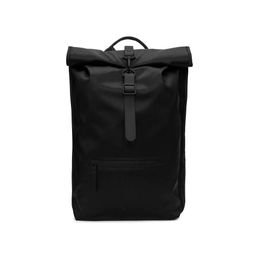 RAINS Rolltop - Rucksack 16" 48 cm (lagoon) in black grain | Gr.: onesize