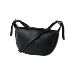 Leder Umhängetasche Toscanto Tasche schwarz ca. 27cm | Gr.: onesize