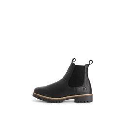 TRAVELIN' Leder-Chelsea-Boots in Schwarz | Gr.: 45