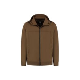 TRAVELIN' Sweatjacke "Steffen" in Braun | Gr.: 3XL