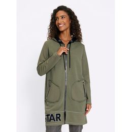 Heine Shirtjacke in khaki | Gr.: 38