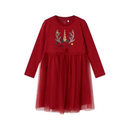 name it Kleid 'Jul' in rot | Gr.: 128