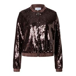 More & More More & More glitzernder Party-Blouson in sweet toffee | Gr.: 40