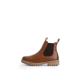 TRAVELIN' Leder-Chelsea-Boots in Hellbraun | Gr.: 46