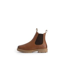 TRAVELIN' Leder-Chelsea-Boots in Hellbraun | Gr.: 38