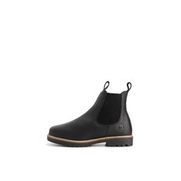 TRAVELIN' Leder-Chelsea-Boots in Schwarz | Gr.: 38