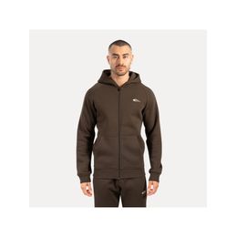Smilodox Zip Hoodie Yasin in Braun | Gr.: S