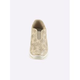 Heine Slipper in taupe-metallic | Gr.: 40