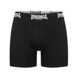 Lonsdale Boxershort "West Challow Boxershorts 4Er-Pack" in Schwarz | Gr.: L