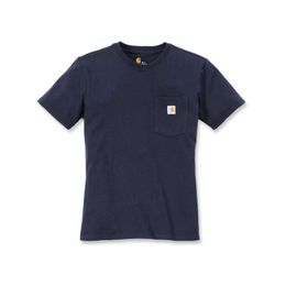 Carhartt Shirt "Workw. Pocket S/S 103067" in Blau | Gr.: M
