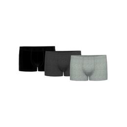 Seidensticker Boxershort 3er Pack in Schwarz/Grau | Gr.: XL