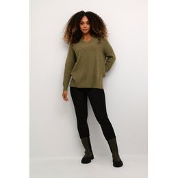 Culture Strickpullover CUolivia Oversize fit in Burnt Olive | Gr.: XL