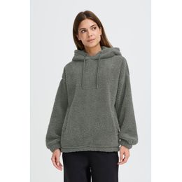 oxmo Kapuzenpullover OXBERINA HOODIE in Grau | Gr.: S