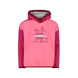 Campagnolo GIRLS SWEAT FIX HOOD STRIPES STRETCH PERFORMANCE in Wei&szlig; | Gr.: 128