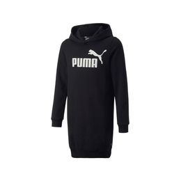 puma bodywear ESSENTIALS LOGO HOODED DRESS FL in Schwarz | Gr.: 36