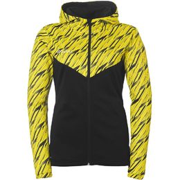 Uhlsport Trainingsjacke "Progressive 28 Multi Hood Jacke Damen" in Schwarz | Gr.: XL