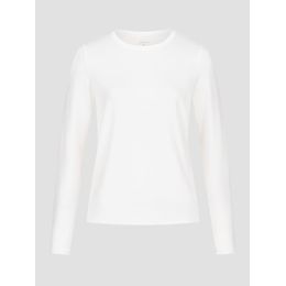 erlich textil Langarmshirt LIGHT TOUCH LONGSLEEVE in ecru | Gr.: 42