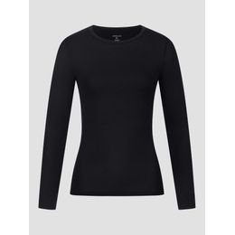 erlich textil LIGHT TOUCH LONGSLEEVE in schwarz | Gr.: 44