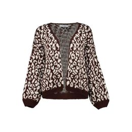 Haily's Hailys Pullover in brown-beige leo | Gr.: XS