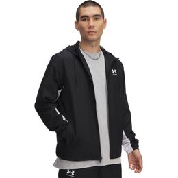 Under Armour Softshelljacke "Rival Woven Windbreaker" in Schwarz | Gr.: XXL