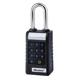 Master Lock Masterlock Vorh&auml;ngeschloss mit Bluetooth , mit verl&auml;ngertem B&uuml;gel, schwarz