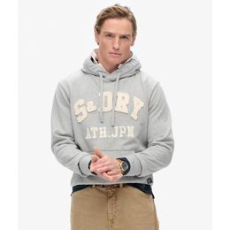 Superdry Herren Vintage Athletic Hoodie Hellgrau - Gr&ouml;&szlig;e: M 104060650180341Q002