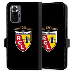 DeinDesign Xiaomi Redmi Note 10 Pro Handy Klapph&uuml;lle Handyh&uuml;lle aus Kunst Leder schwarz Flip Case Logo Official Licensed Product Rc Lens Sideflip mit langer 