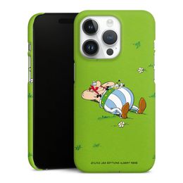 DeinDesign iPhone 14 Pro Handy Premium Case Smartphone Handyh&uuml;lle Schutzh&uuml;lle matt Asterix Official Licensed Product Obelix Premium Case