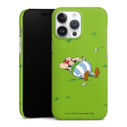 DeinDesign iPhone 14 Pro Max Handy Premium Case Smartphone Handyh&uuml;lle Schutzh&uuml;lle matt Asterix Official Licensed Product Obelix Premium Case
