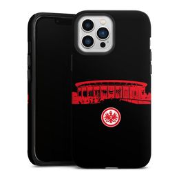 DeinDesign iPhone 13 Pro Max Handy Panzer Handyh&uuml;lle robuste Outdoor H&uuml;lle Schutzh&uuml;lle matt Official Licensed Product Eintracht Frankfurt Stadium Tough Case