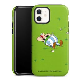 DeinDesign iPhone 12 mini Handy Panzer Handyh&uuml;lle robuste Outdoor H&uuml;lle Schutzh&uuml;lle gl&auml;nzend Official Licensed Product Asterix Obelix Tough Case