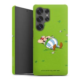 DeinDesign Galaxy S25 Ultra Handy Premium Case Smartphone Handyh&uuml;lle Schutzh&uuml;lle matt Asterix Official Licensed Product Obelix Premium Case