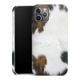 DeinDesign iPhone 12 Pro Handy Premium Case Smartphone Handyh&uuml;lle Schutzh&uuml;lle matt Cow Fur Cow Skin Premium Case