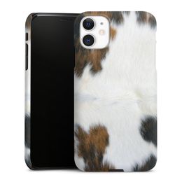 DeinDesign iPhone 11 Handy Premium Case Smartphone Handyh&uuml;lle Schutzh&uuml;lle matt Cow Skin Fur Cow Premium Case