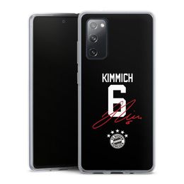 DeinDesign Galaxy S20 FE 5G Handy Silikon H&uuml;lle Case transparent Handyh&uuml;lle Kimmich Fc Bayern M&uuml;nchen Fcb Silikon Case