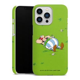 DeinDesign iPhone 13 Pro Handy Premium Case Smartphone Handyh&uuml;lle Schutzh&uuml;lle matt Asterix Official Licensed Product Obelix Premium Case