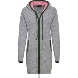 Reitmayer Lange Strickjacke Grau Melange (Größe: 34)
