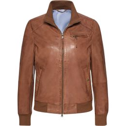 Brigitte von Schönfels Brigitte von Schönfels Nappa-Lederjacke Cognac (Größe: 34)
