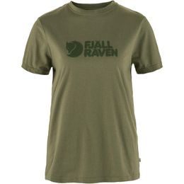 Fjällräven Fjällräven Damen T-Shirt Logo Green (Größe: M)