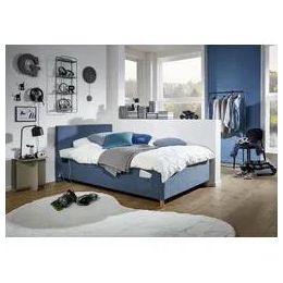Meise M&ouml;bel Kinderbett MEISE.M&Ouml;BEL "COOL", blau (ocean, ocean), B:150cm L:210cm, Betten, Kinderbett, Polsterbett wahlweise mit Bettkasten, Jugendbett inkl. USB-Anschluss