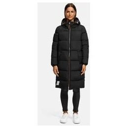 Winterjacke Marikoo "Nomadiaa", Damen, Gr. L, schwarz, Obermaterial: 100% Polyester; Innenseite: 100% Polyester; Futter: 100% Polyester; Wattierung: 100% Polyester, Jacken Winterjacke, Lange Damen Winterjacke