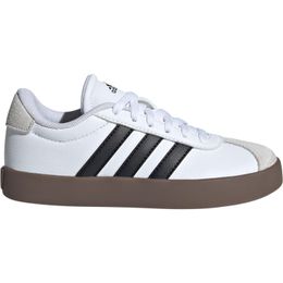 Adidas Vl Court 3.0 K Sneaker Kinder - weiß - Gr. 39 1/3 - Synthetik
